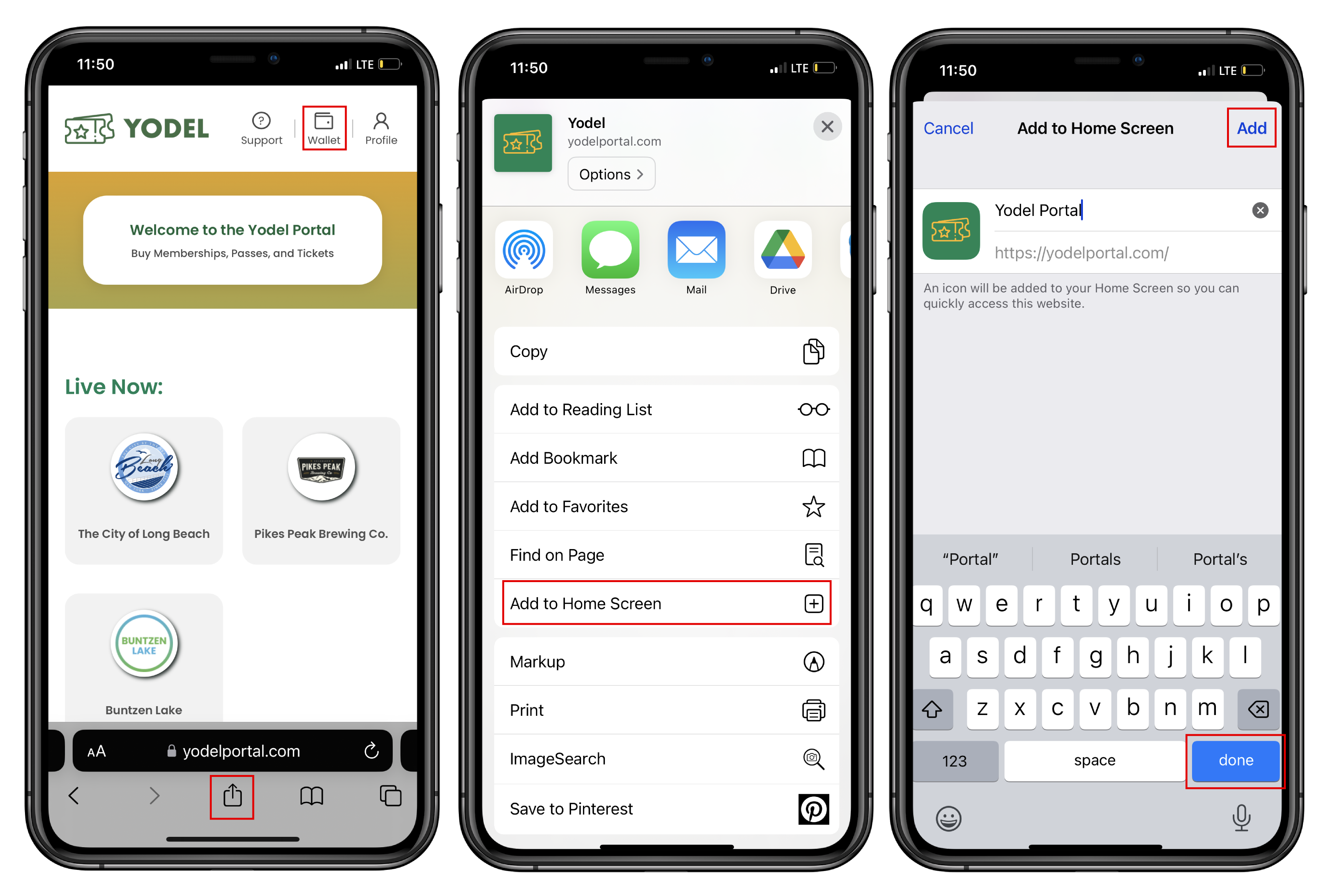 Yodel Portal Instructions