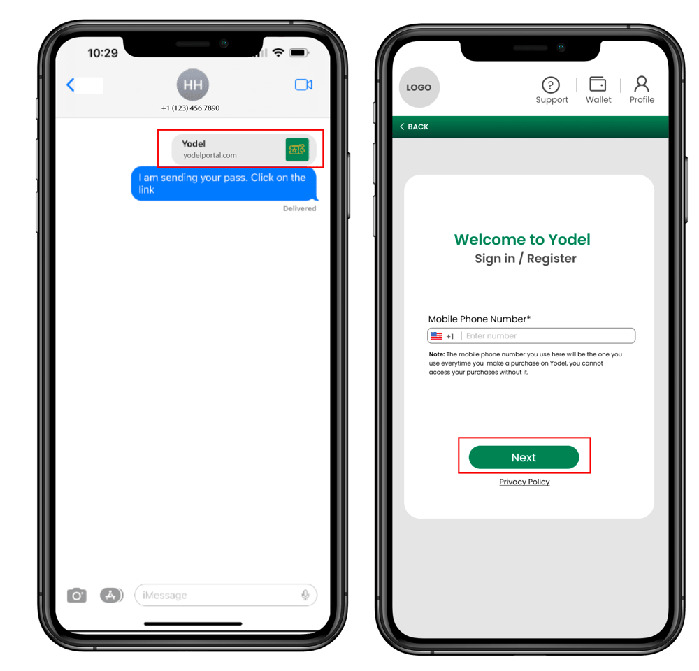Yodel Portal Instructions