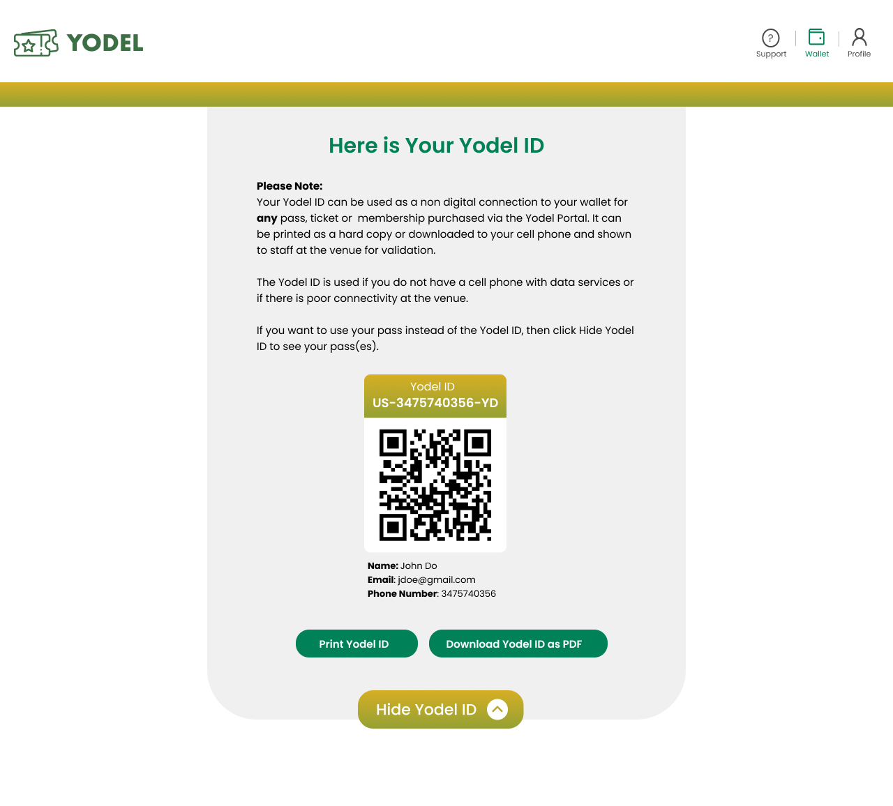 Yodel Portal Instructions